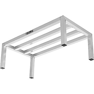 Global Industrial Aluminum Dunnage Rack 24"W x 18"D x 8"H