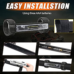 UTV ATV Polaris RZR UTV Interior Dome Light Roll Bar Universal Roll Bar Mount LED Light Utility Roll Cage Light Truck Car Off Road Vehicle White/Green