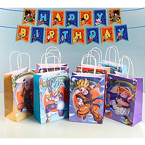 24Pack Party Gift Bags Party Supplies/Cartoon Candy bags, Tote bags, Gift Bags for Kids Paper Favor Packs Adults Birthday Party Decora - 12 Pattern