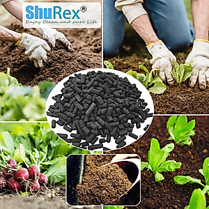 Shurex Odor Absorbing Carbon Refills for iDOO 3L Smart Kitchen Countertop Composter Filter, Replacement Activated Charcoal Filters Compatible with iDOO 3L Electric Kitchen Composter