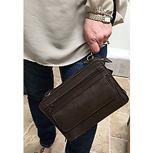 Bama Belts and Leathers Concealment Handbag CCW Tote Shoulder Bag | Gun Purse | Black