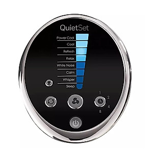 Quiet-Running 8-Speed Oscillating Tower Fan