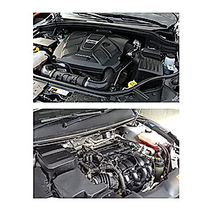 AOCISKA 10 Ft Silicone Vacuum Tubing,Universal High Performance Automotive Silicone Vacuum Tubing Hose line,1/4" Inner Diameter Hose,automotive Replacement Vacuum Hose Line(Black)