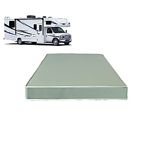 Greaton, 4-Inch High-Density Cooling Gel Memory Foam Vinyl RV Mattress Replacement, Medium Firm, Good for Trailers, Camper Vans, Sofa Bed and Other Furniture Application, 80" x 30", White