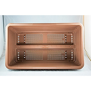 4 Japanese Plastic Bonsai Training Pot/Flower Garden Planter 18"x 10.5"x 5.75"