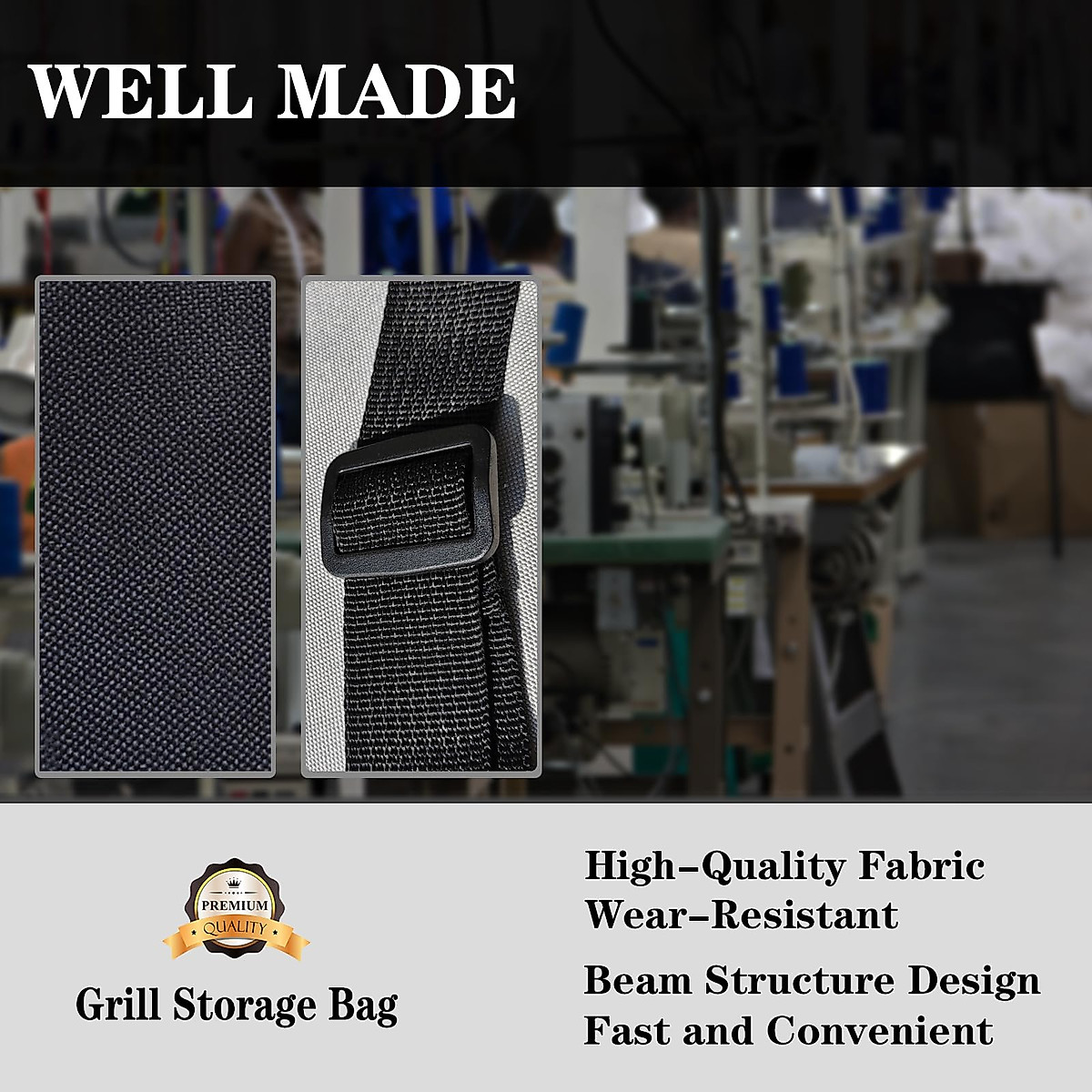 Rilltowpe BBQ Storage, BBQ Bags for Outdoor Grilling, BBQ Tool Storage, BBQ Hardware and Tools BBQ Bags, Portable BBQ Bags for Camping and Hiking BBQs.