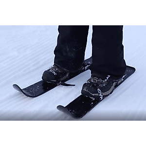 TEAM MAGNUS Tundra wolf skis with one size bindings for all ages and boots - for snow play, skills and technique practice