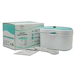 (UPGRADED) MEMI DREAMY WIPES WARMER | HOLDER | EASY-USE | GREAT GIFT |(SKY BLUE)