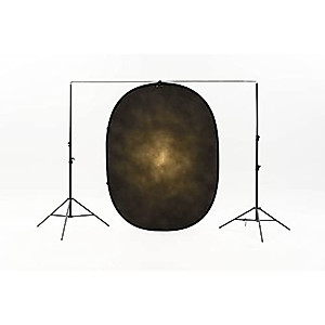 Kate Dark Blue Collapsible Backdrop for Photography Brown Pop Up Photo Backdrops Portable Folding Background for Portrait, Live Streaming, 5x6.5ft