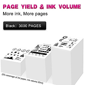 InnerTeck 3 Black Compatible with Brother LC 3029 Black LC3029BK XXL Ink Cartridges Work for Brother MFC-J5830DW MFC-J6535DW MFC-J6935DW MFC-J5830DW XL MFC-J6535DW XL MFC-J5930DW Printer