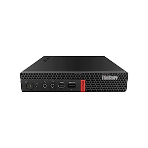 Lenovo ThinkCentre M715Q Tiny Desktop 8GB 256GB SSD AMD PRO A10-8770E 2.80GHz Win10P, Black (Renewed