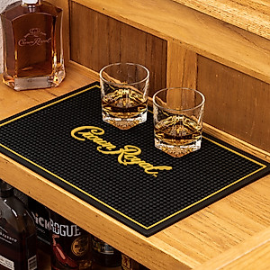 Whiskey Glasses Set of 2 Crown Royal Whiskey Glass and Stone Set 2 Scotch Glasses and 4 Unique Chilling Granite Rocks | Whiskey Stone Gift Set for Men Compatible