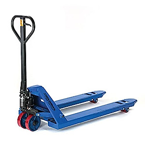 Global Industrial Narrow Fork Pallet Jack Truck, 6600 Lb. Capacity, 21 x 36