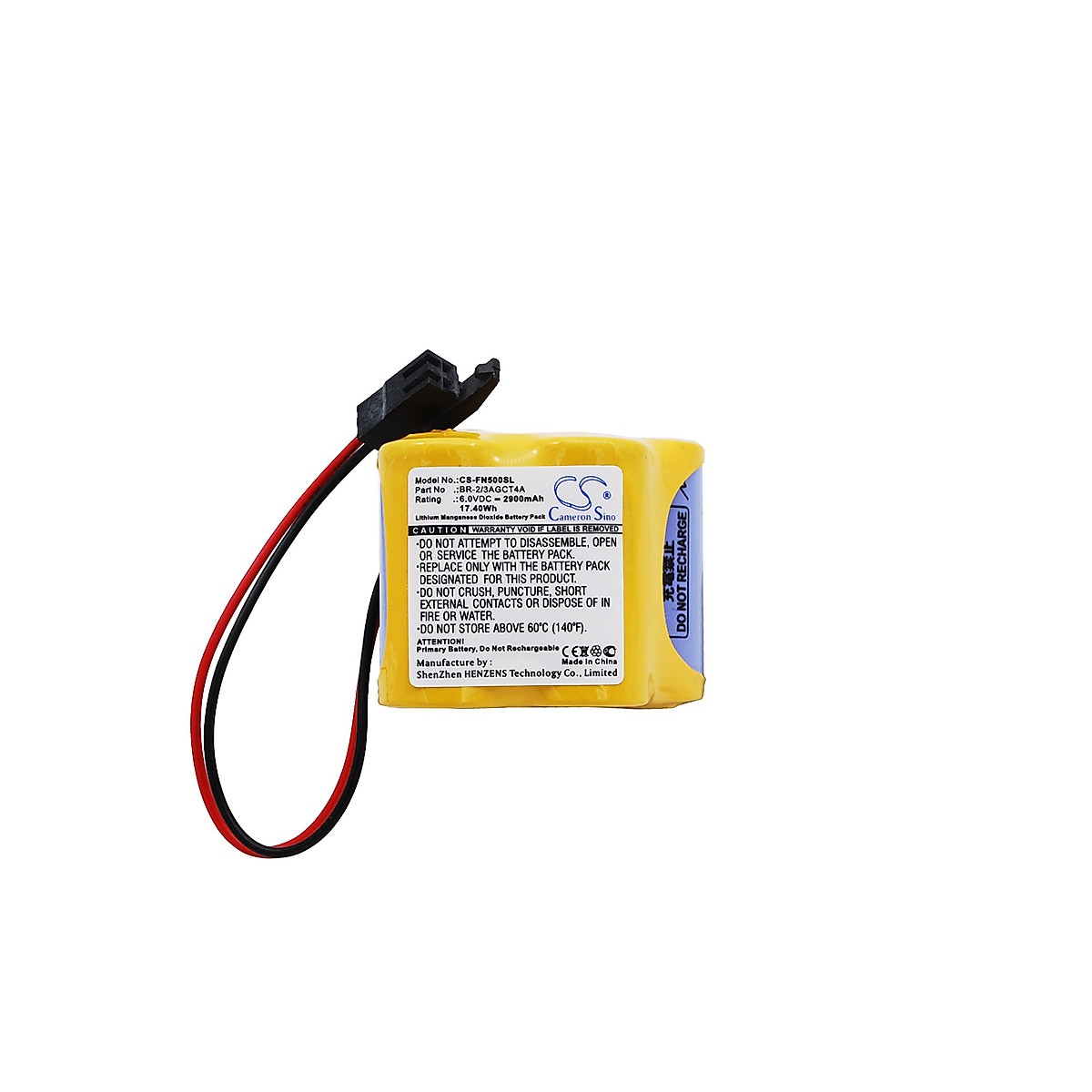 Battery for Panasonic BR-2/3AGCT4A, A98L-0031-0025