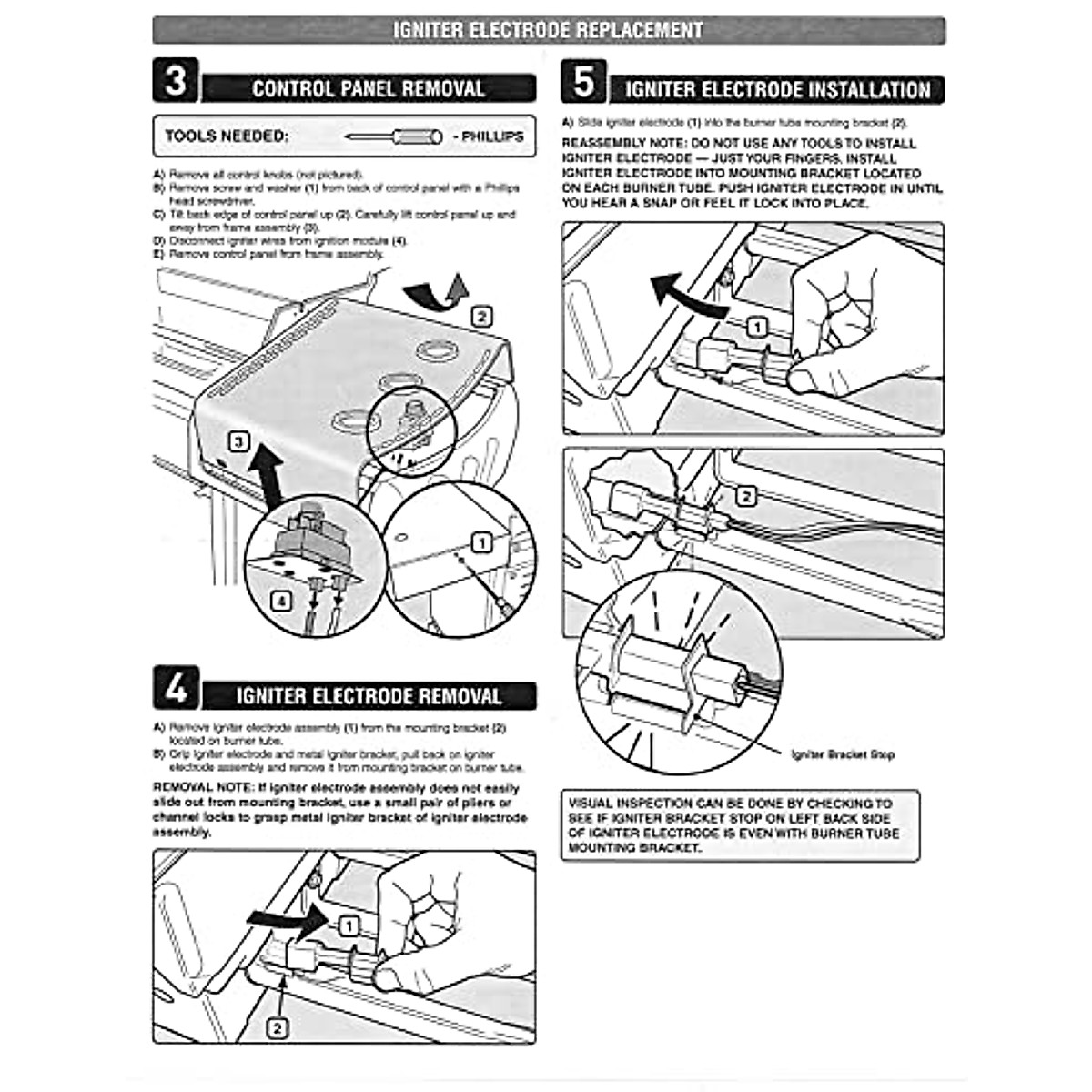 Weber 67847 Battery Electronic Igniter Kit with Ceramic Collector Box for Genesis (2008-2010)