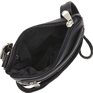 David King & Co. Slender Shoulder Bag 598, Black, One Size