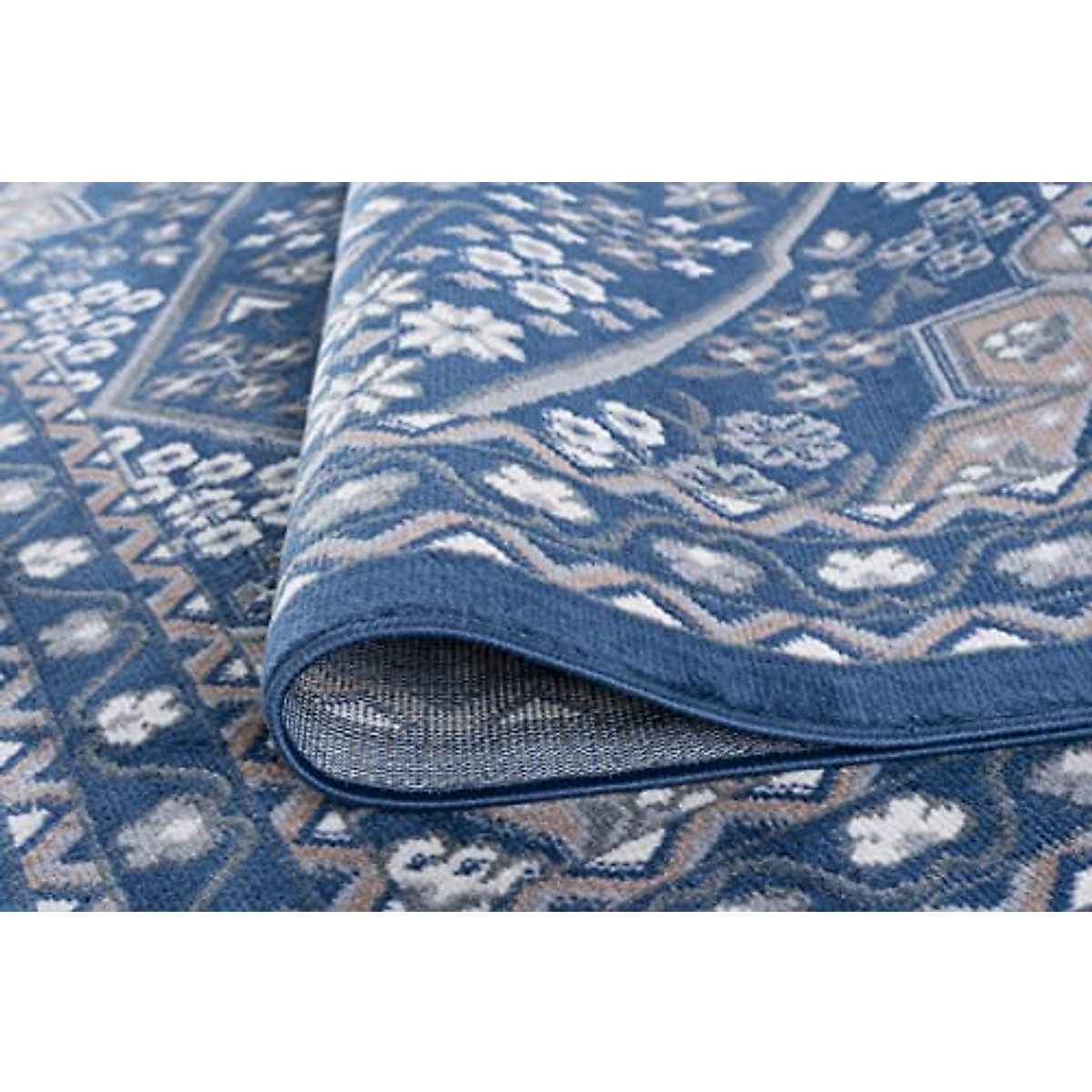 Universal Rugs Logan Area Rug 5' x 7' Navy