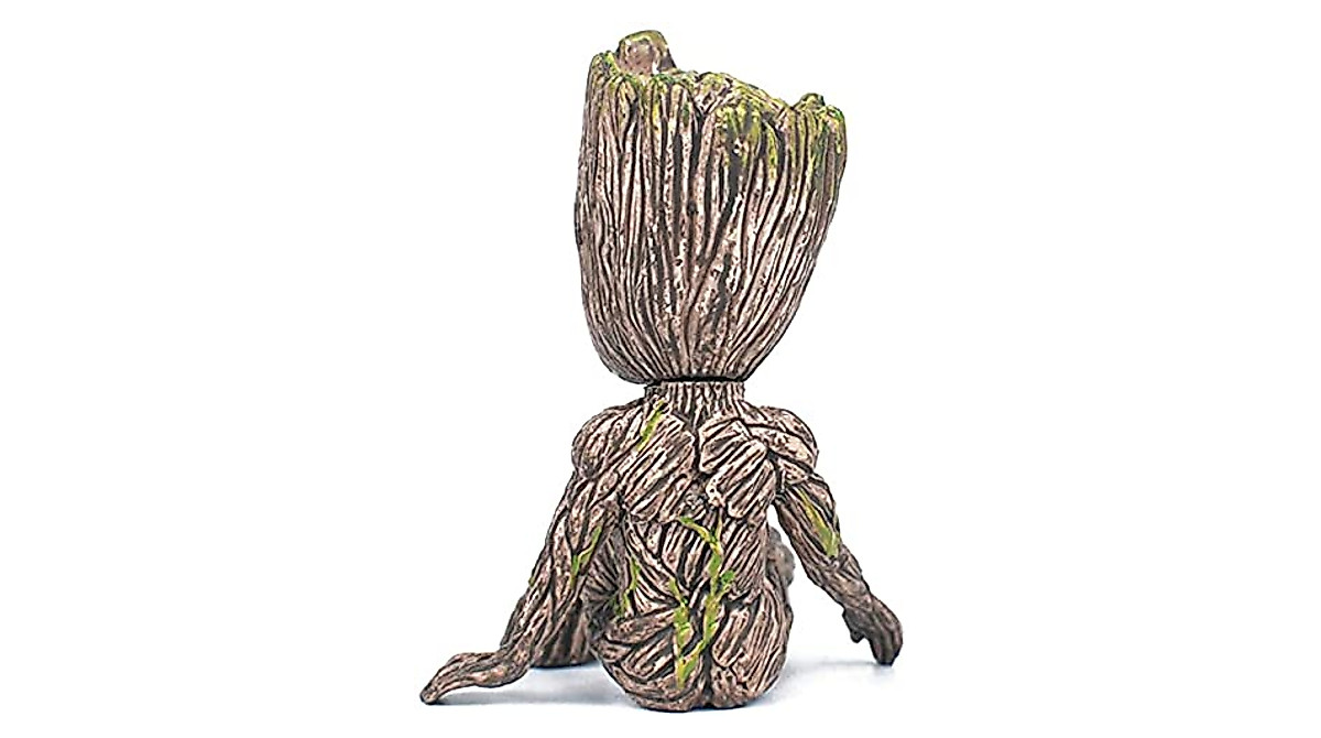 Cute Sitting Groot Figurine for Kids and Garden Decor