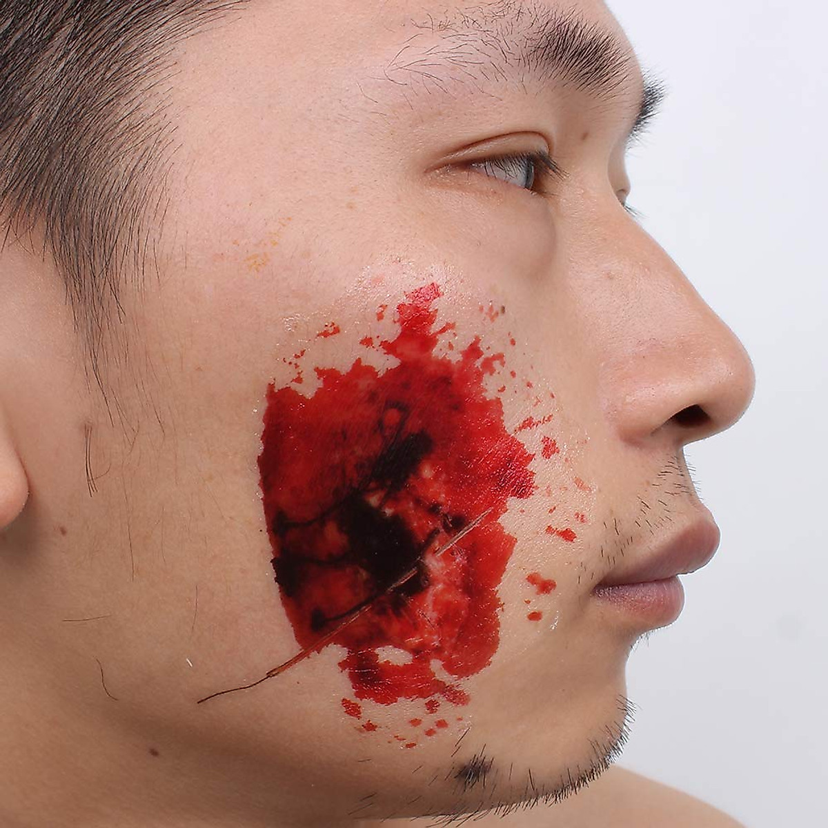 Halloween Tattoo Stickers Wound Tattoo Stickers Simulation tattoo tattoo scar tattoo tattoo knife simulation Waterproof Tattoo Sticker 24pcs (HL121-141 Message note model（total of 24 pcs）)