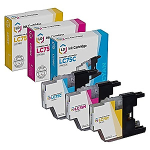 LD Products Compatible Ink Cartridge Replacement for Brother LC75 High Yield (Cyan, Magenta, Yellow, 3-Pack)