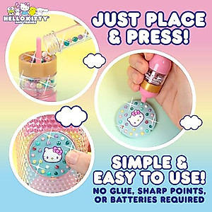 Hello Kitty And Friends Glitzy Pop Sparkling Tumbler, 15oz Hello Kitty Tumbler, Cute Hello Kitty Water Bottle Kids Adults, Hello Kitty Water Bottle With Straw, Pink Hello Kitty Water Bottle for School