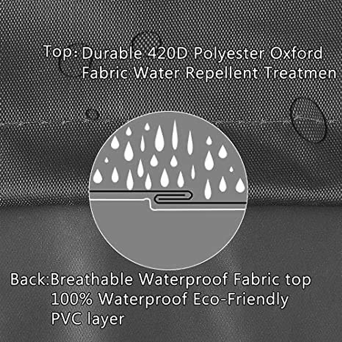 Patio Furniture Covers Sectional Waterproof Outdoor Furniture Set Covers Large Waterproof Heavy Duty 126" L x 64" W x 29" H