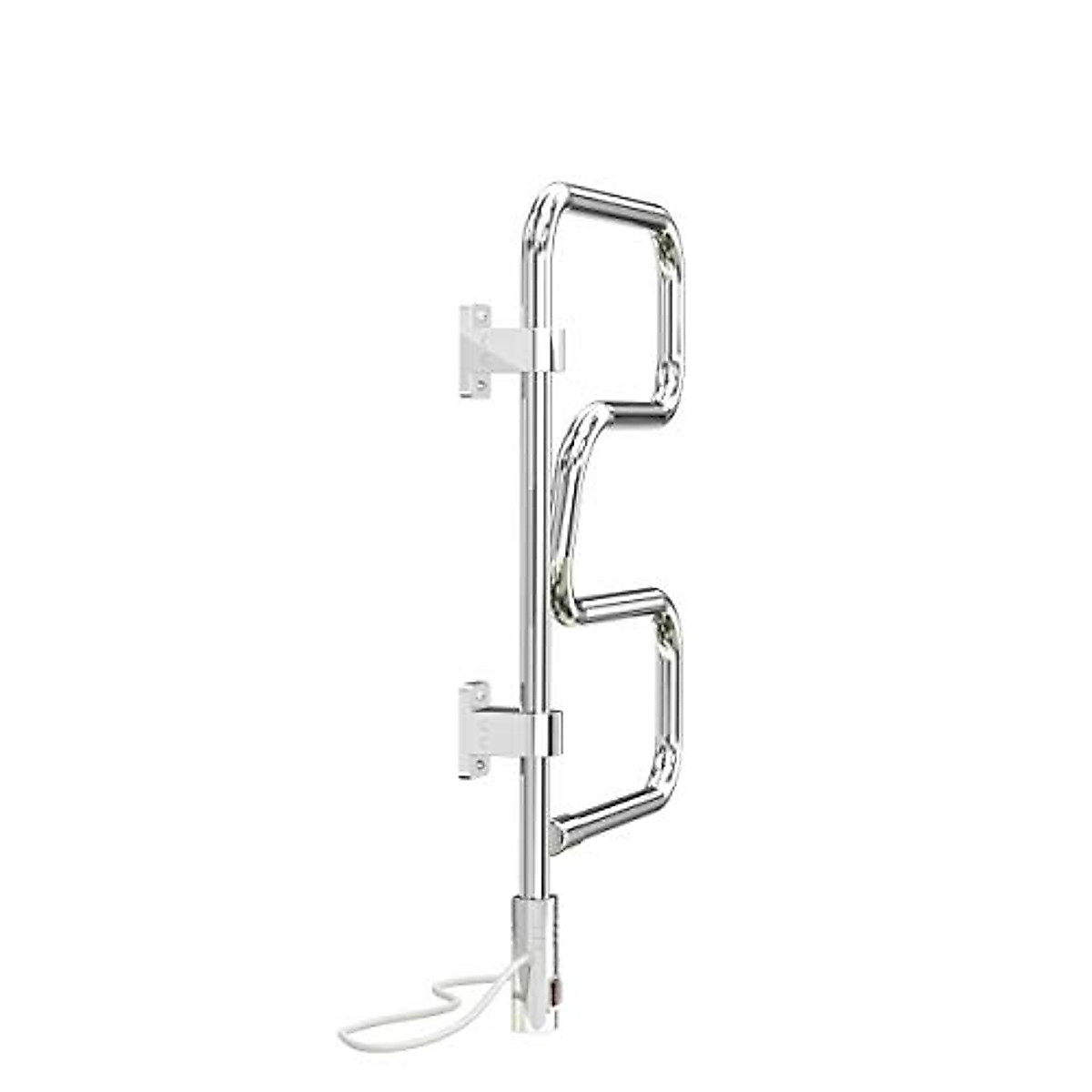 WarmlyYours 4-Bar Elements Towel Warmer, Plug-in, Polished Chrome