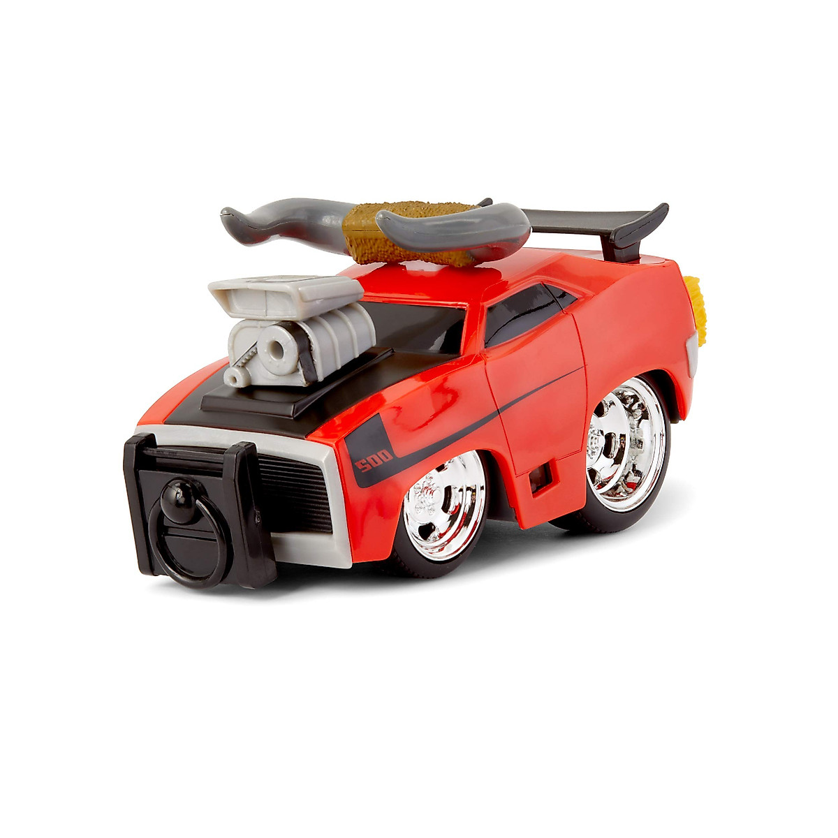 MGA Entertainment Wreck Royale Exploding Crashing Meatloaf Race Car with 4 Mix 'N Match Explosive Parts