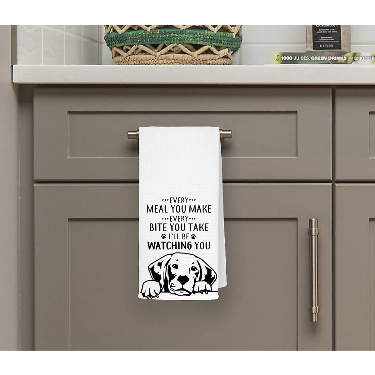 QODUNG Every Meal You Make Funny Golden Retriever Soft Kitchen Towels Dishcloths 16x24 Inch,Cute Golden Drying Cloth Hand Towels Tea Towels for Kitchen,Golden Lover Gifts