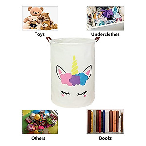 Mermaid Blue Large Laundry Basket Custom Name Foldable Clothes Bag Collapsible Fabric Laundry Hamper Folding Washing Bin for Gift