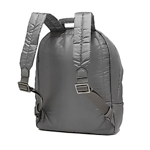 Michael Kors Rae Medium Nylon Backpack (Heather Grey)