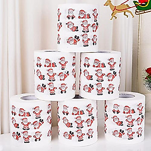 Christmas Printing Toilet Paper Old Man Christmas Pattern Printing Printing Paper Paper Toilet Printing Z8X3 Toilet Series Paper