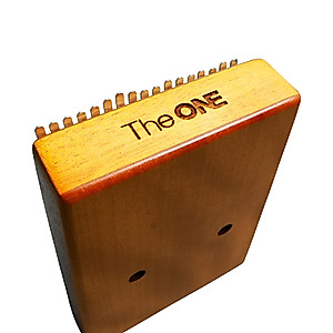 The ONE Kalimba 17 Keys Thumb Piano, Portable Mbira with Tuning Hammer, Piano Case and Scale Sticker, Musical Instrument Gift for Kids and Adults