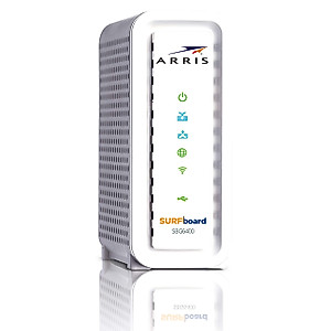 ARRIS - SURFboard Wireless-N Wi-Fi Router - White