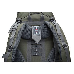 TERRA PEAK Backpacking Backpack Hiking Backpack 65L+20L khaki green