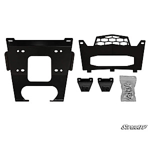 SuperATV.com Black Ops 4500 lb Winch with Winch Mounting Plate for Polaris RZR 900 / 900 S / 4 900 (For Machines Manufactured After 9/1/2014) | Complete RZR Winch Kit Ready for Install!