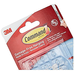 3M Company 17026CLR Clear Decorating Clips