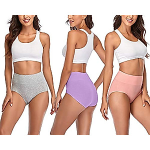 Annenmy Womens Underwear, Soft Breathable Brief Cotton Panties Underwear for Women (Small, Muti-A, 5-Pack)