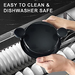 CHIKENCOOP Chicken Shredder with Grinder Function, Robust Handle, Easy Shred for Pork, Beef, 8inch - Heat Resistant, Dishwasher Safe Black