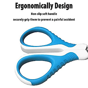 gonicc Professional Pet Nail Clippers and Trimmer - Best for Cats, Small Dogs and Any Small Pets. Sharp Angled Blade Pet Nail Trimmer Scissors.