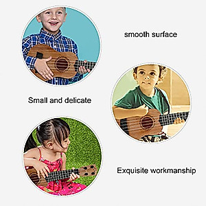 COHEALI Kids Toy Ukulele 4 String Toy Guitar Small Classical Ukulele Gift Musical Instruments for Boys Girls Kids Christmas Stocking Stuffers