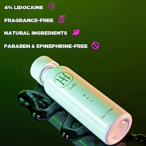 Hush Anesthetic Tattoo numbing Gel More Powerful than Numbing Cream (with child-resistant caps) (2oz 60 Gram)…