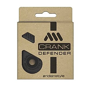 All Mountain Style Crank Defender – Crank Boot Protector Supports High Impact and Scratch Protection - Crankset Cover Sleeve Arm Helps Protect And Style Your Bikes Crank Arm (Black Boots)