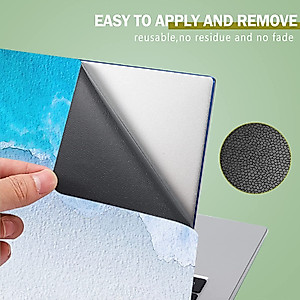 WINTOJO Laptop Skin Sticker Cover Decal,12 13 13.3 14 15 15.4 15.6 inch Laptop Notebook Vinyl Skin Sticker Cover Protector for Women Men, Reusable Decorative Waterproof Removable Beach (W-NEK-34)