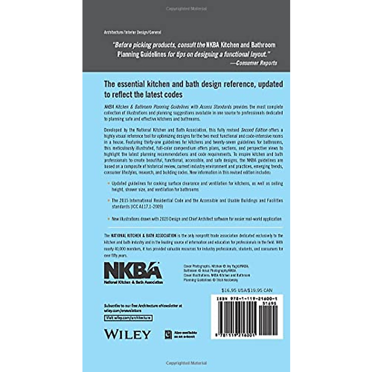 NKBA Kitchen and Bathroom Planning Guidelines with Access Standards