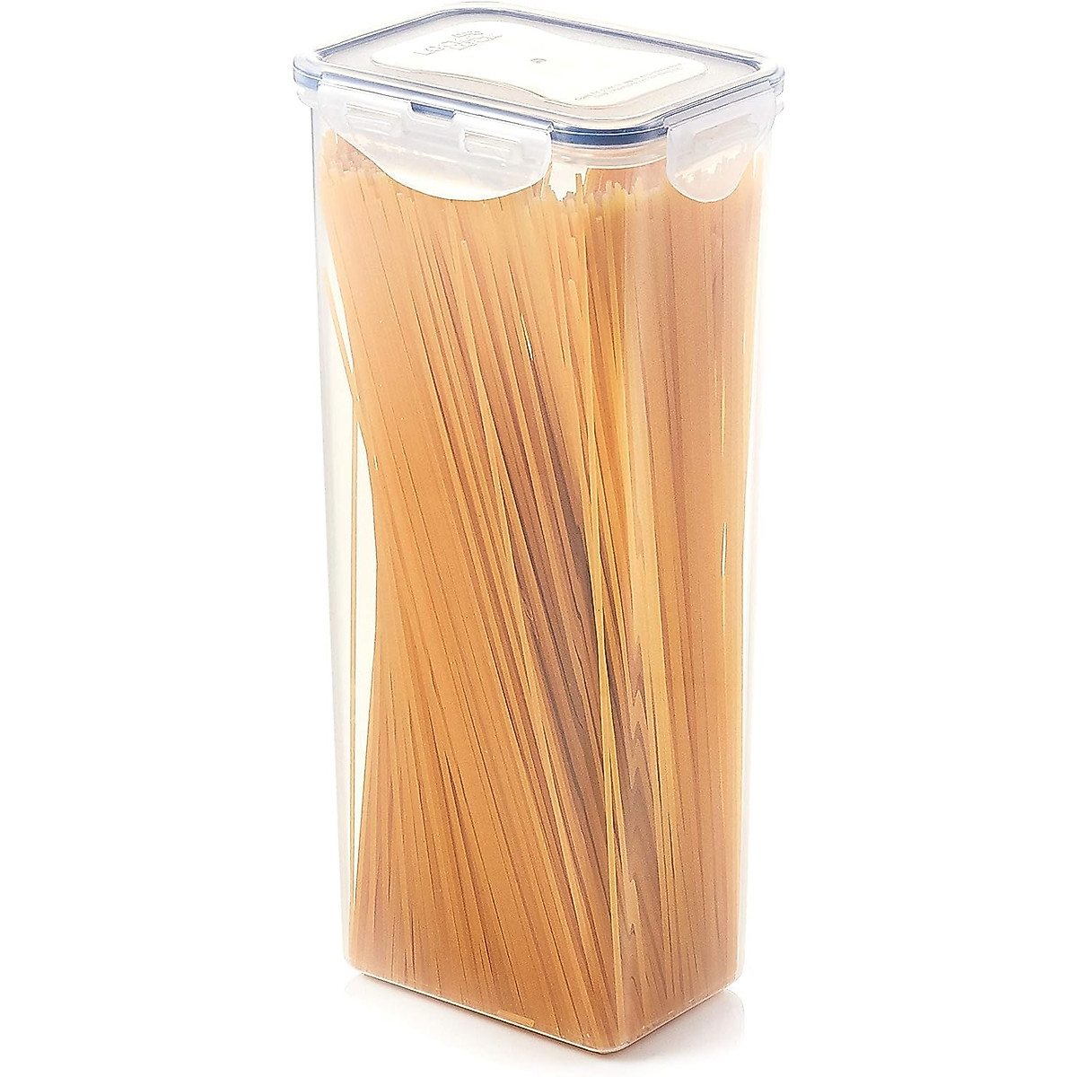 LocknLock Easy Essentials Pantry Airtight Rectangular Tall Food Storage Container, Pasta Box 68-oz/ 8.5-cup