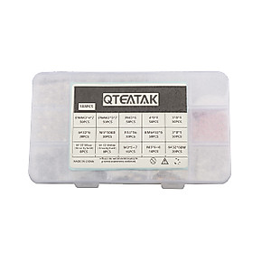 QTEATAK 508 PCS pc Basic Computer Standoffs Set & Screws Kit for Motherboard HDD Hard Drive, Case, Power Card, Graphics, Fan, Chassis, CD-ROM, ATX Case