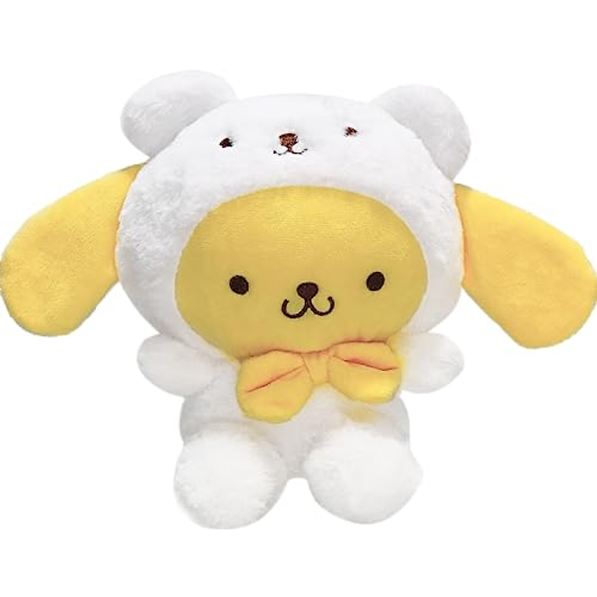 Pompompurin Plush Toy 8", Soft Kawaii Plush Doll, Cute Stuffed Animal Kurom Anime Plush Pillow, Cartoon Figure Toy Birthday Party Favors for Children Girls Fans Collection, Christmas, New Year, Yellow