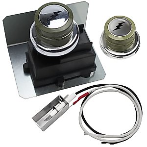 MENSI Replacement Electronic Battery Igniter Kit for Weber Spirit 200/300 and Weber Genesis 200/300 Propane Grill (91360 Igniter Kit for Weber Spirit 200/300)
