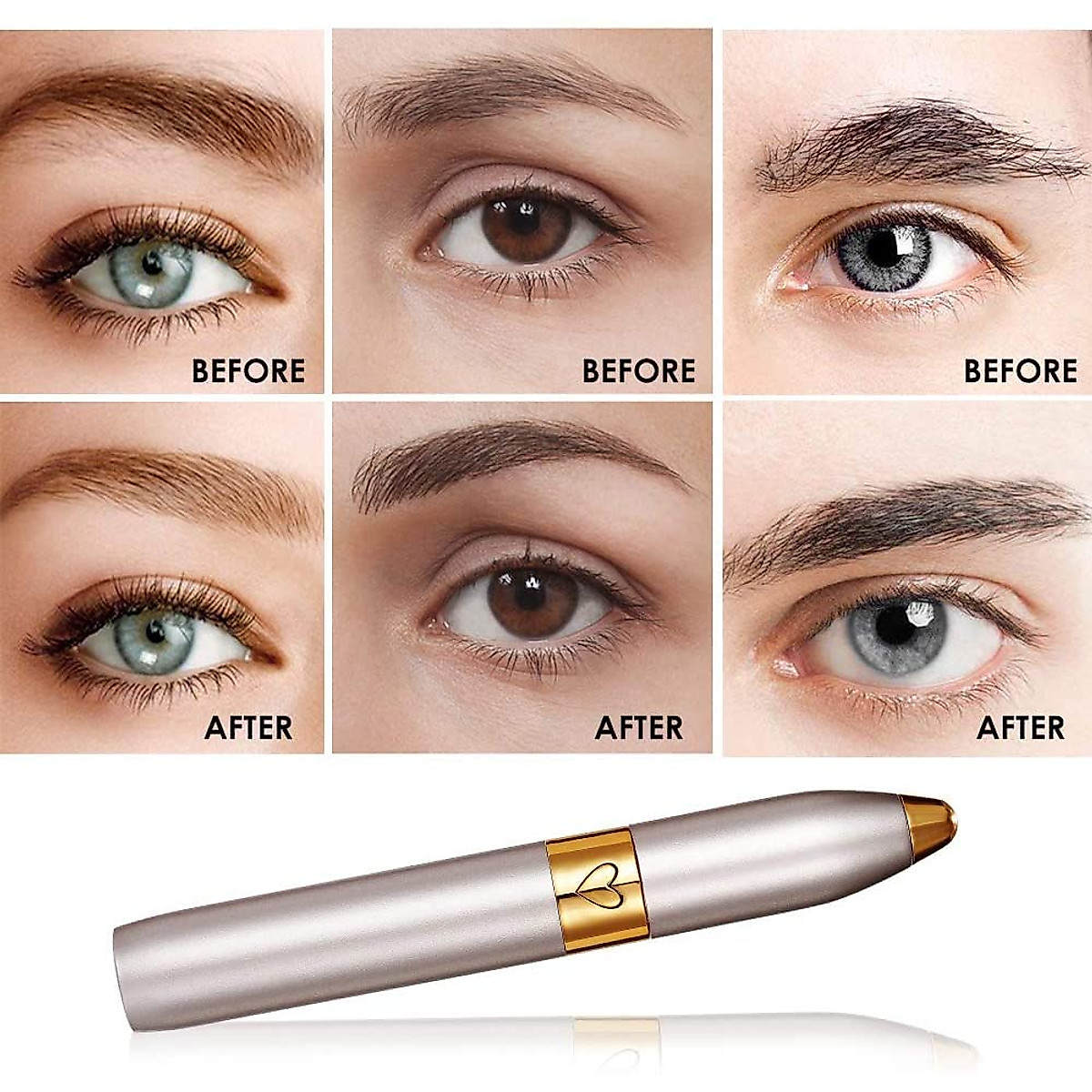 Goheekgo Electric Eyebrow Trimmer for Women, Precision Hair Removal Tool, Safe and Instant Painless Shaver, Portable and Stylish